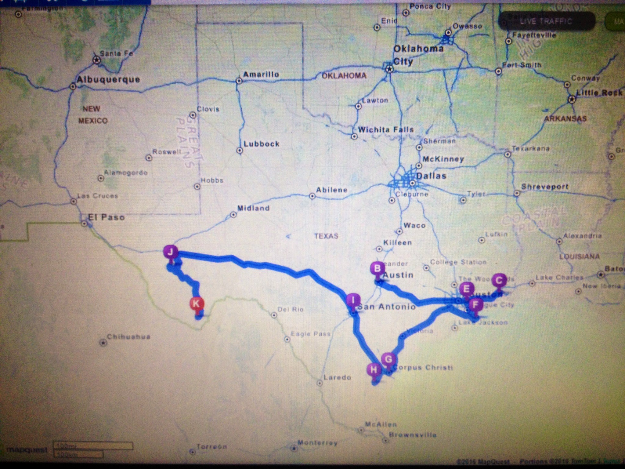 Map - Texas Hill Country